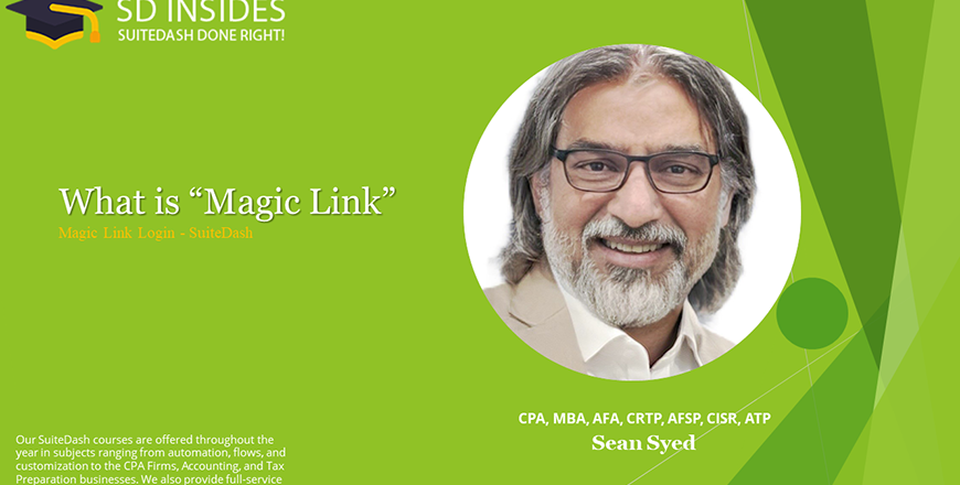 What is Magic Link login? – SD Insides – SuiteDash Courses